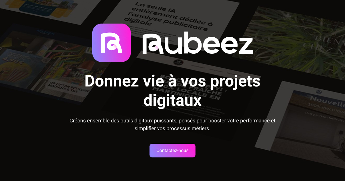 Rubeez - Agence digitale en Martinique | Développement web & SEO